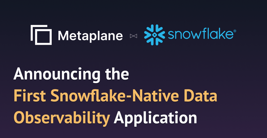Metaplane | Data Observability For Every Data Team